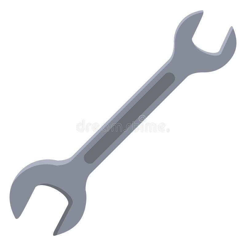 Vector Color Icon - Wrench Mechanical Tool Stock Vector - Illustration ...