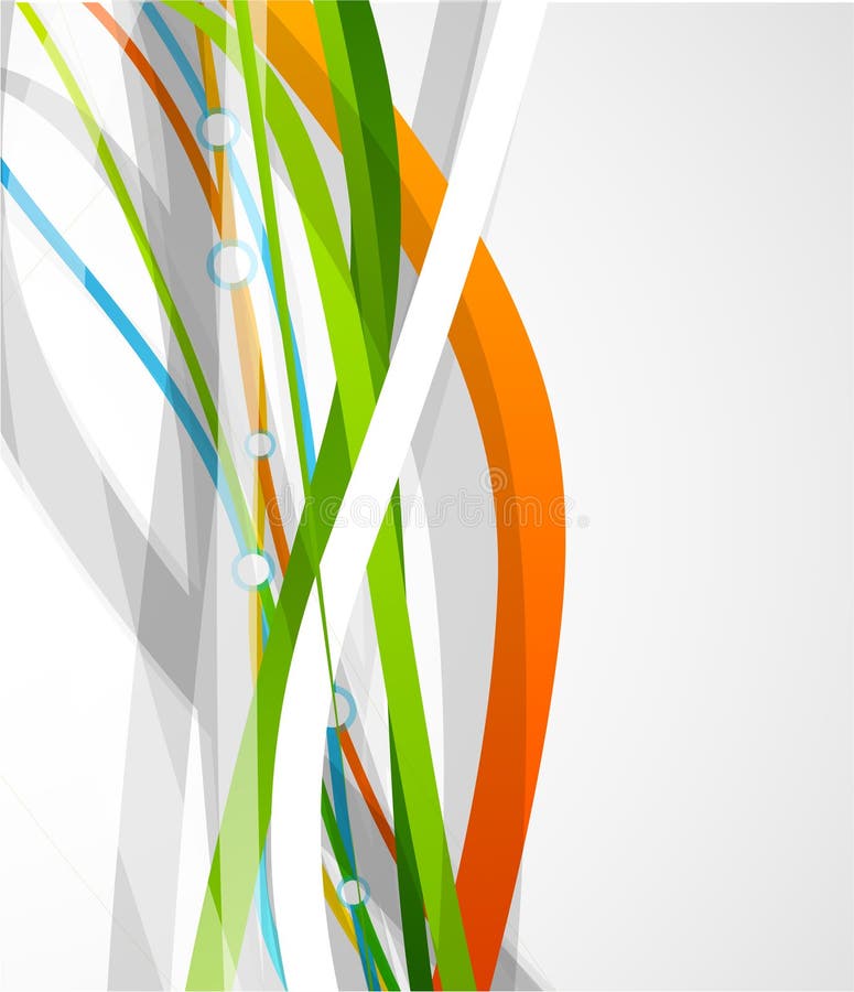 Vector Color Lines. Abstract Background Stock Vector - Illustration of ...