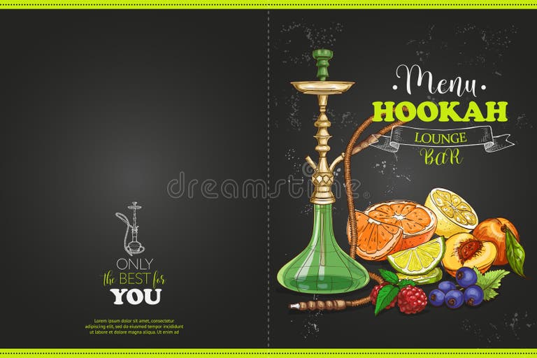 Hookah Menu Design Stock Illustrations – 194 Hookah Menu Design Stock ...