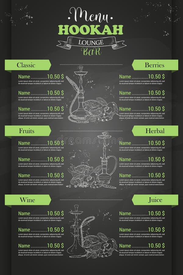 Vector color menu design stock vector. Illustration of design - 101534015