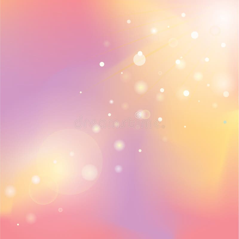 Defocused Rays Lights Bokeh Abstract Vector Banner Stock Vector ...