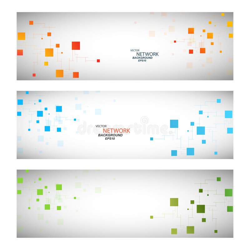 Vector Color Network Connection and DNA Atom Stock Vector ...