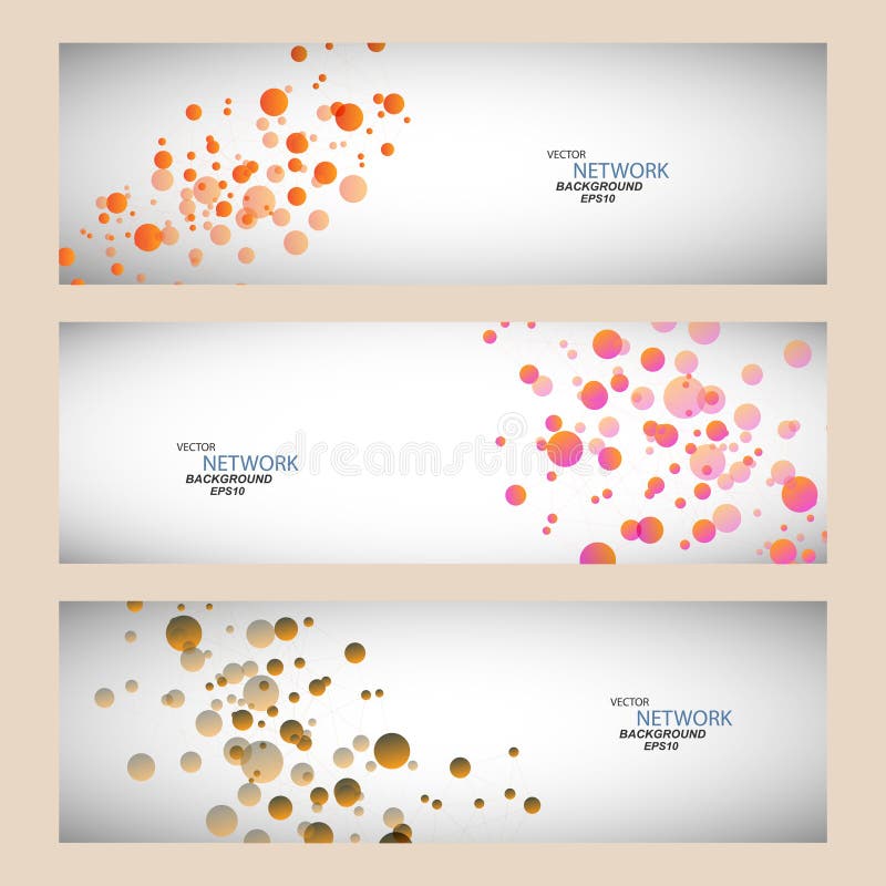 Vector Color Network Connection and DNA Atom Stock Vector ...