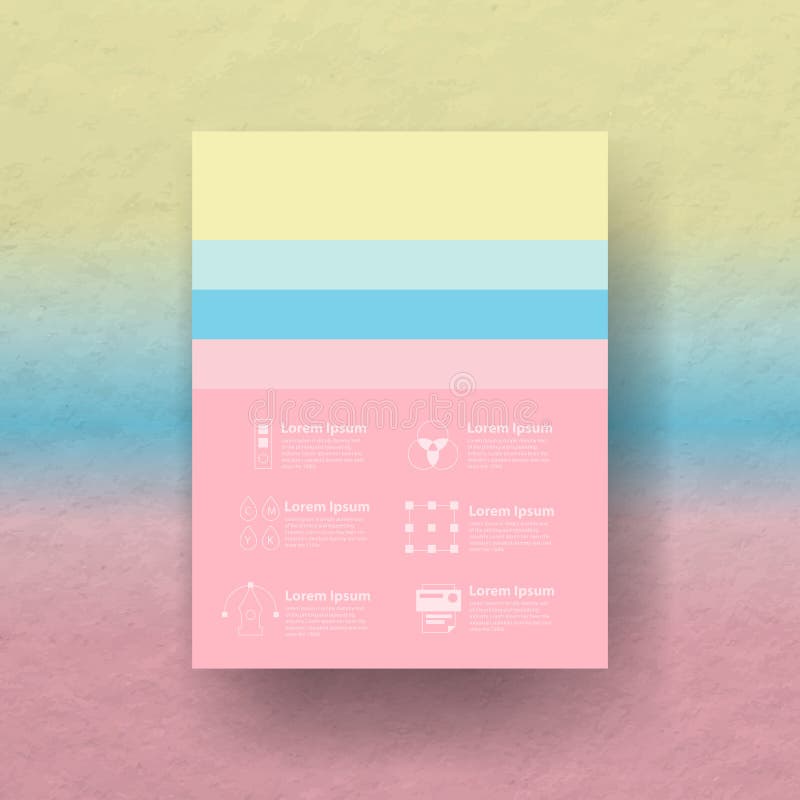 Vector color palette stock vector. Illustration of brochure - 64898928