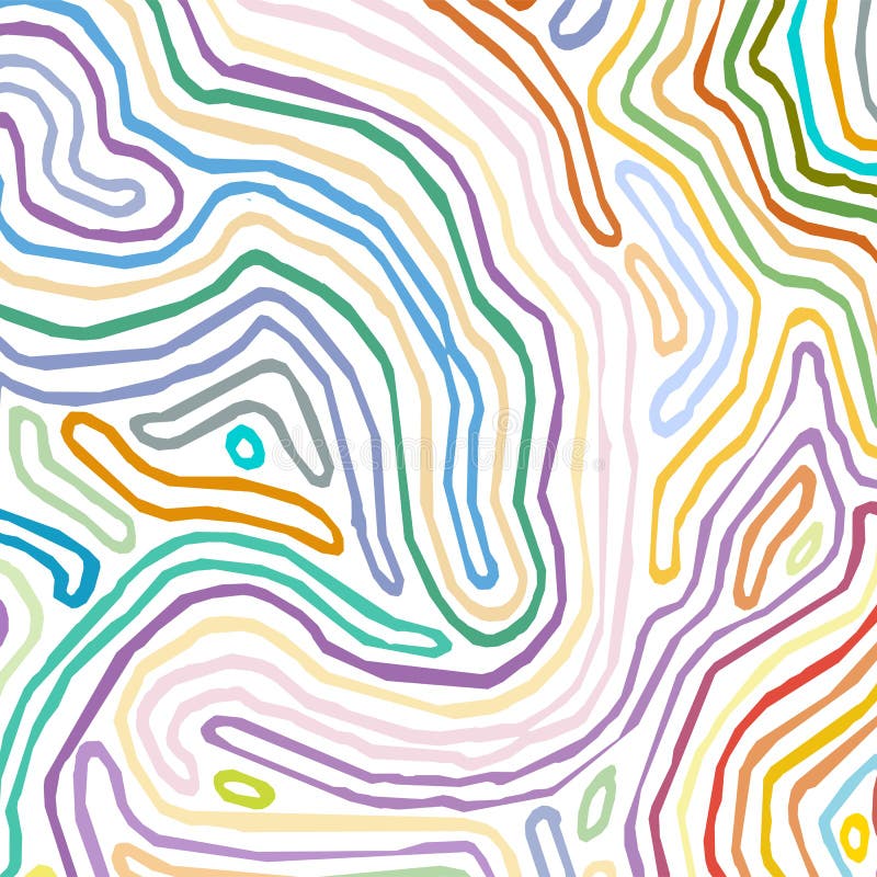 Vector Color Pattern, Curved Lines, Black and White Grunge Background ...