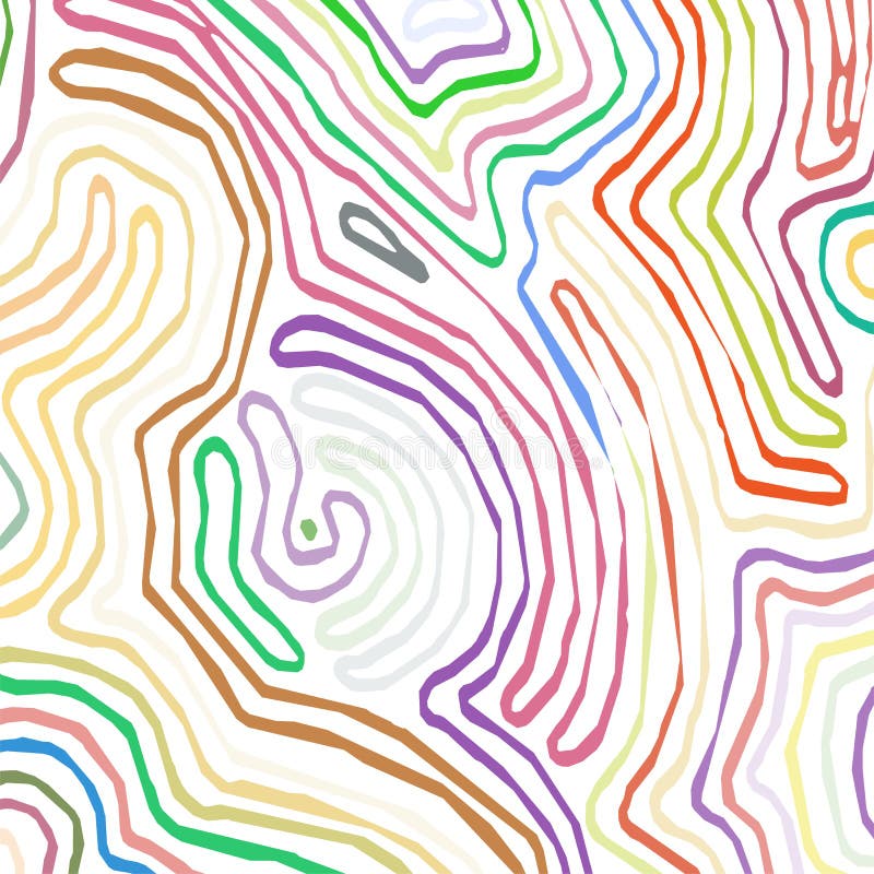 Vector Color Pattern, Curved Lines, Black and White Grunge Background ...