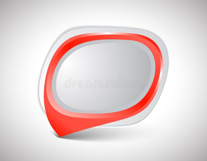 Vector Color Pointer Bubble, Web Illustration. Stock Vector ...