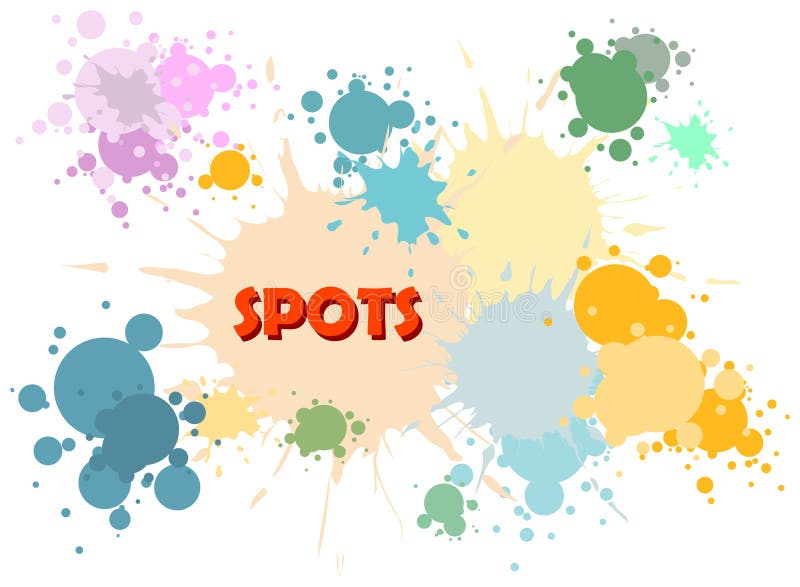 Vector color spots stock vector. Illustration of blob - 2222301