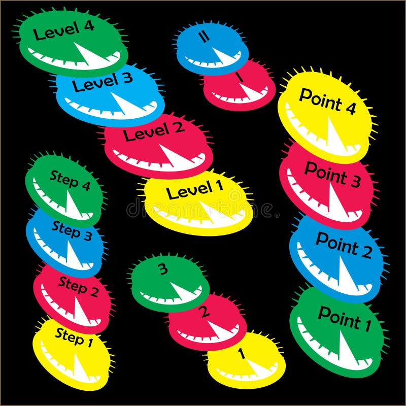 Vector Color Step by Step Info Graphic Stock Vector - Illustration of ...