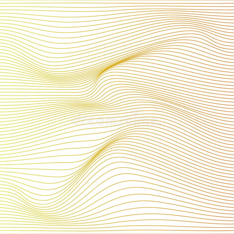 Vector Color Stripe Deformation Background. Stock Vector - Illustration ...