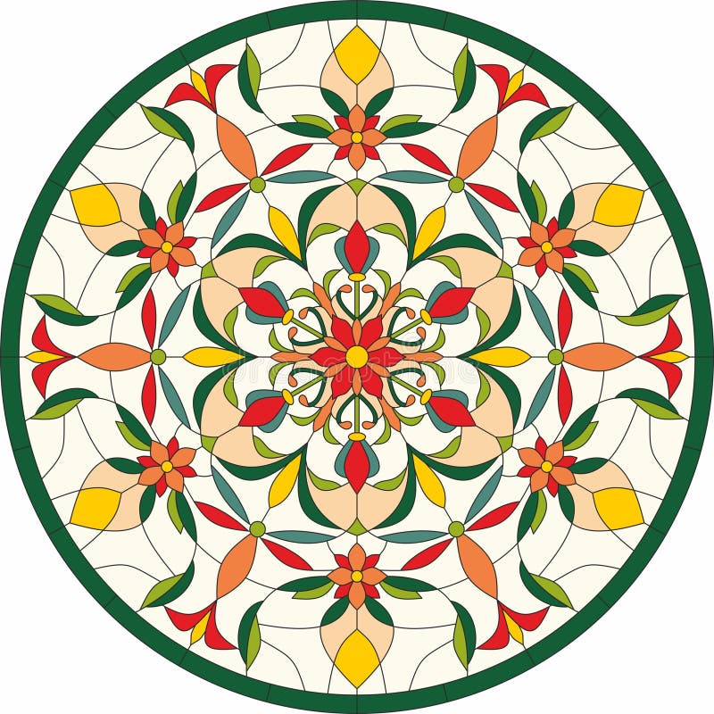 Multi Color Stained Glass Stock Illustrations – 12,246 Multi Color ...