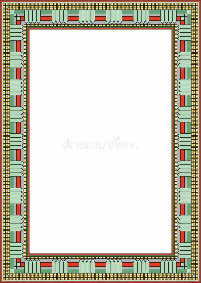 Ancient Egyptian Rectangle Border Stock Illustrations – 48 Ancient ...