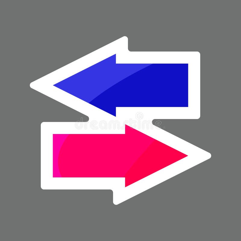 Navigation Arrows, Web Buttons Stock Vector - Illustration of ...