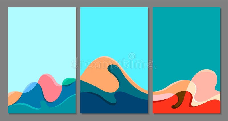 Vector Colorful Abstract Fluid and Liquid Background Modern Minimalist ...