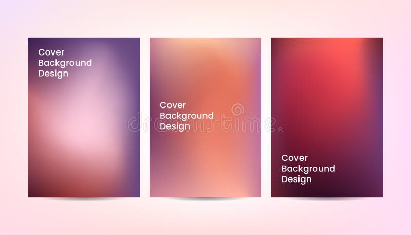 Vector Colorful Abstract Gradient Cover Background Design Stock ...