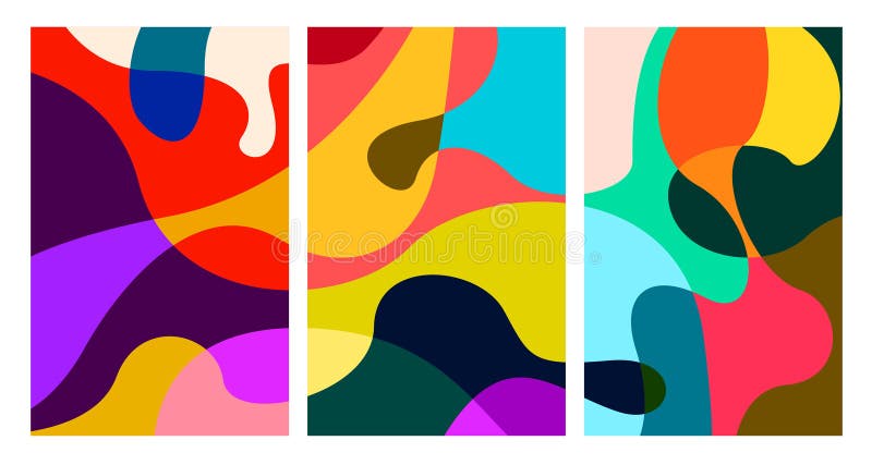 Vector Colorful Abstract Psychedelic Liquid and Fluid Background ...