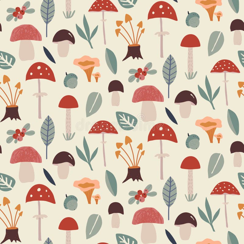Vector Colorful Collage Contemporary Natural Seamless Pattern. Modern ...