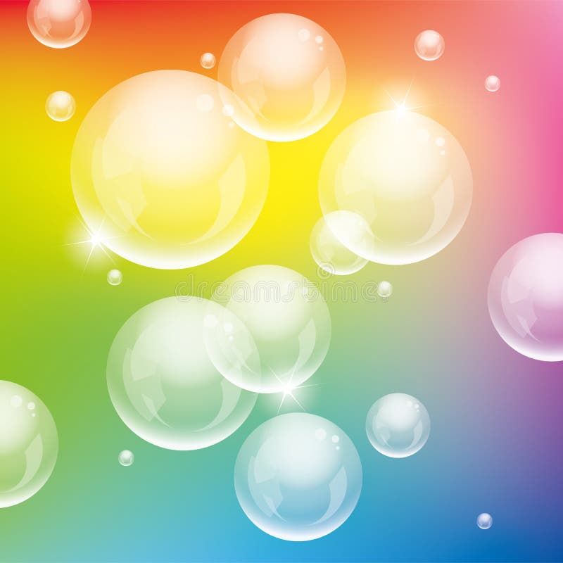 Colorful bubble background stock vector. Illustration of pink - 18265305