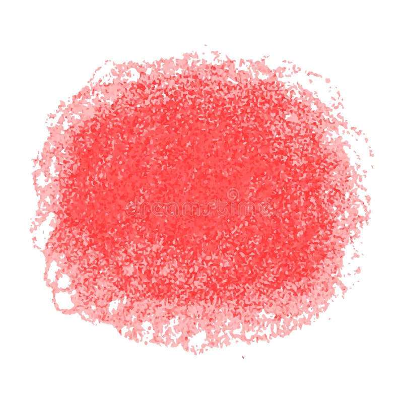 Abstract Crayon On White Background. Red Crayon Scribble Texture. Stock ...