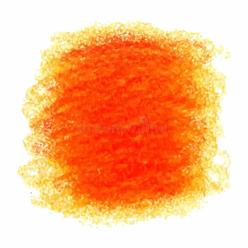 Red Crayon Scribble Texture Stain Isolated on White Background Stock ...