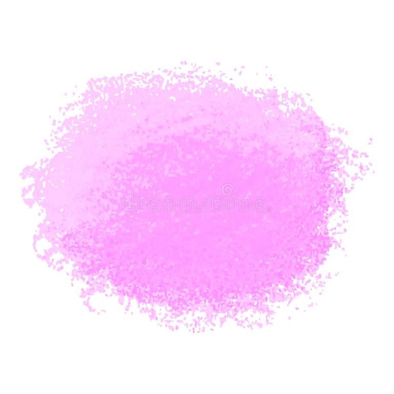Pink Crayon Scribble Texture Stain Isolated on White Background Stock ...