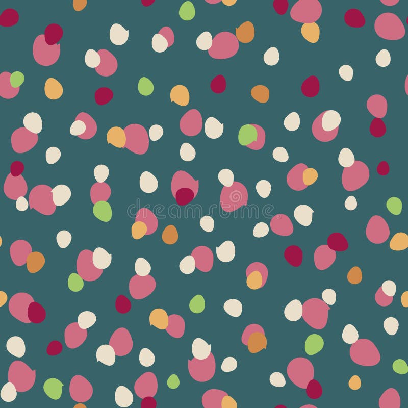 Vector Colorful Dots Seamless Pattern Design Stock Vector ...