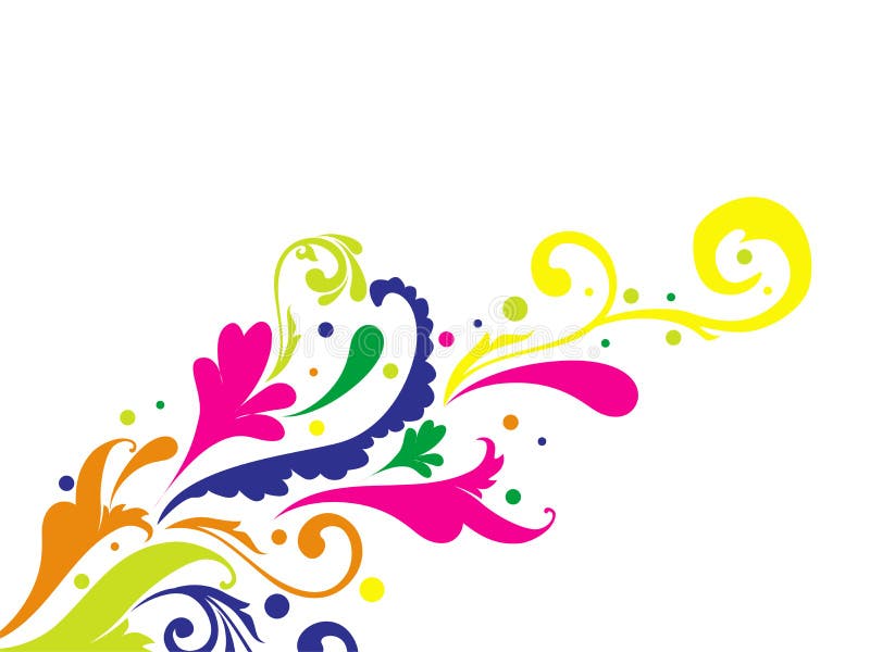 Scroll Curves & Circles Stock Vector - Illustration of floral ...