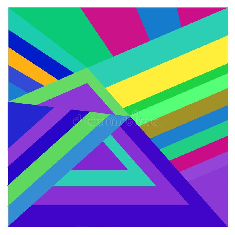 Vector Colorful Geometric and Curve Background Pattern for Feed Stock ...