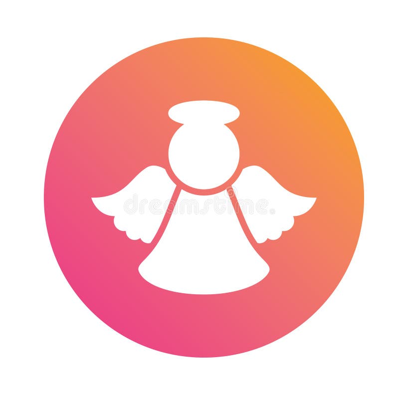 Cat, Angel Line Colored Icon. Signs and Symbols Can Be Used for Web, Logo, Mobile App, UI, UX ...