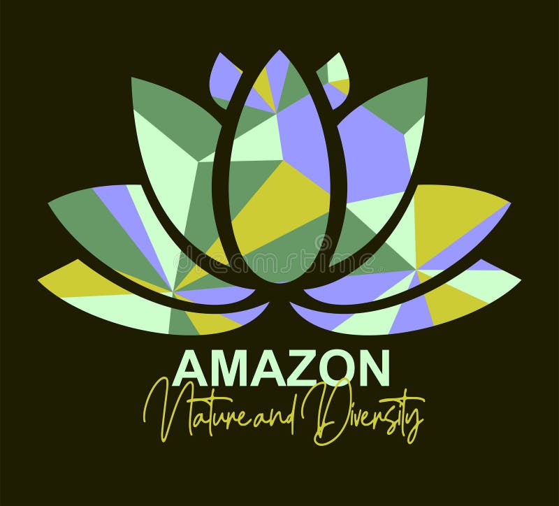 Amazon. Nature and Diversity. Stock Vector - Illustration of style ...