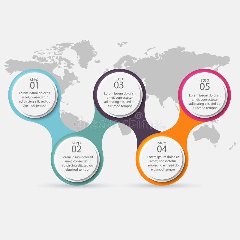 Vector Colorful Info Graphics for Your Business Presentations. C Stock ...