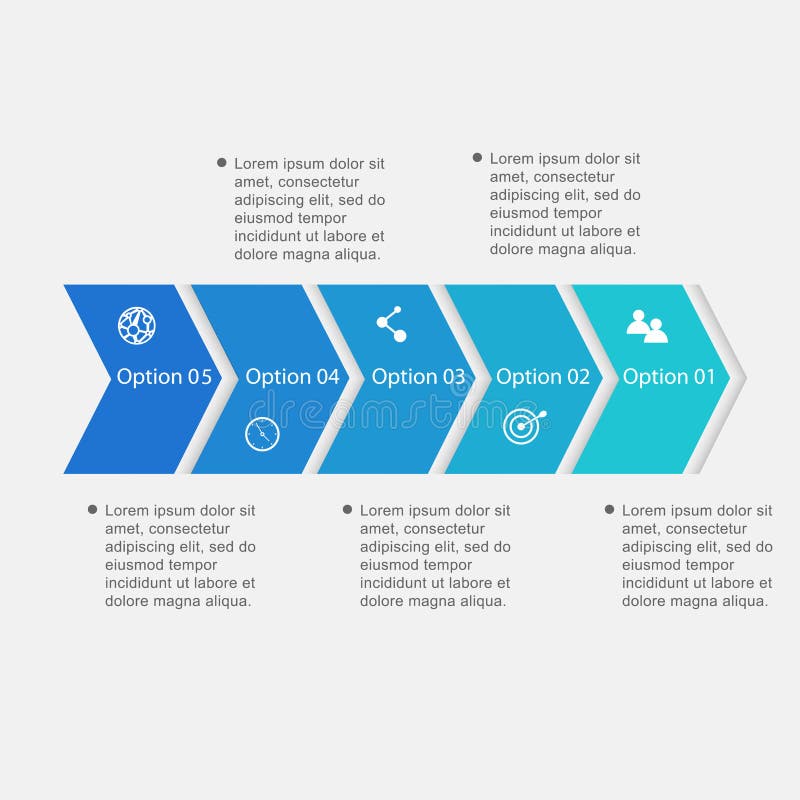 Vector Colorful Info Graphics for Your Business Presentations. Stock ...