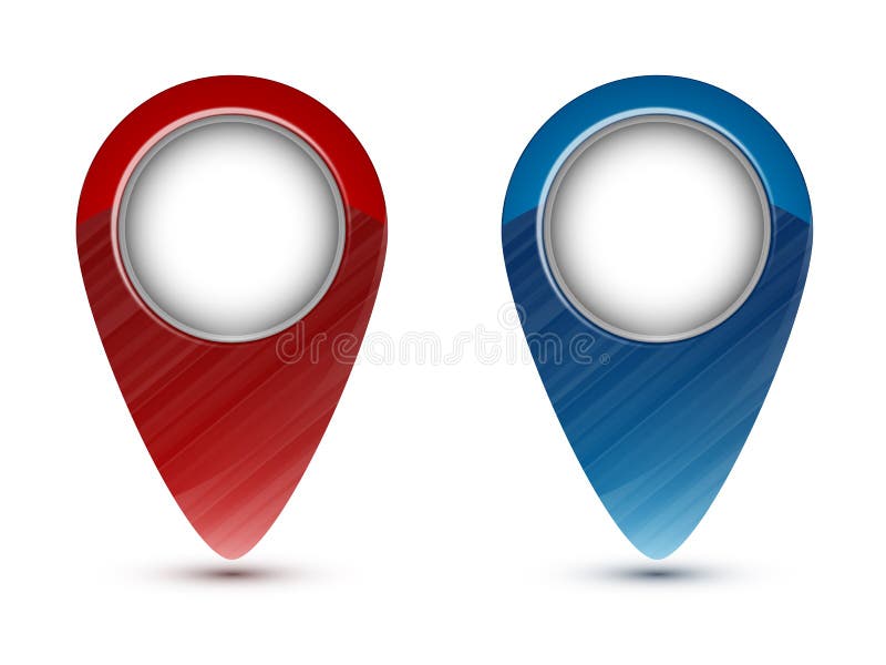 Vector Colorful Map Markers Stock Illustration - Illustration of ...