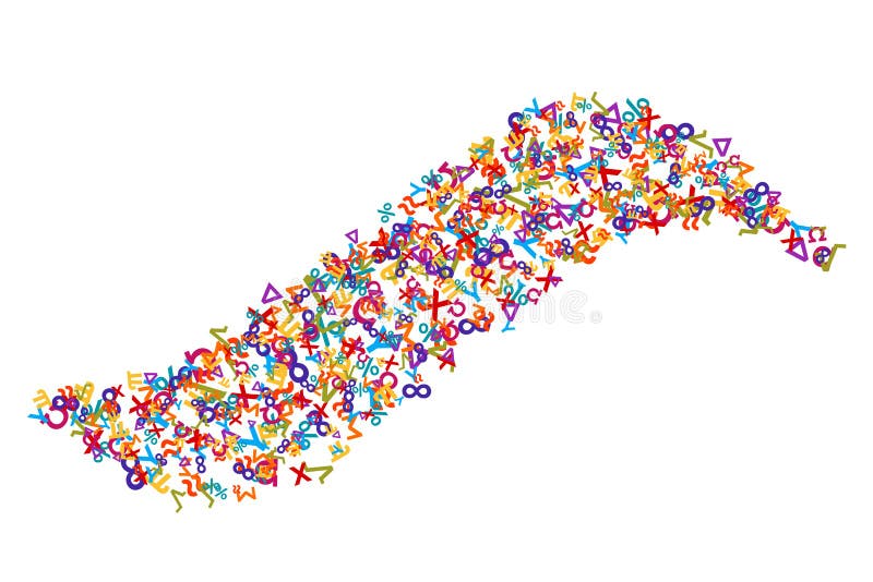 Mathematics background stock vector. Illustration of college - 84021346