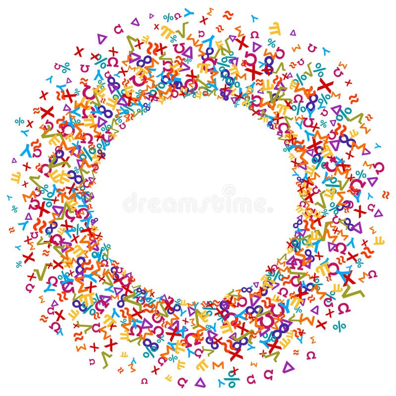 Vector Colorful Mathematics Background Element in Flat Style Stock ... Vector Colorful Mathematics Background Element in Flat Style Stock ...