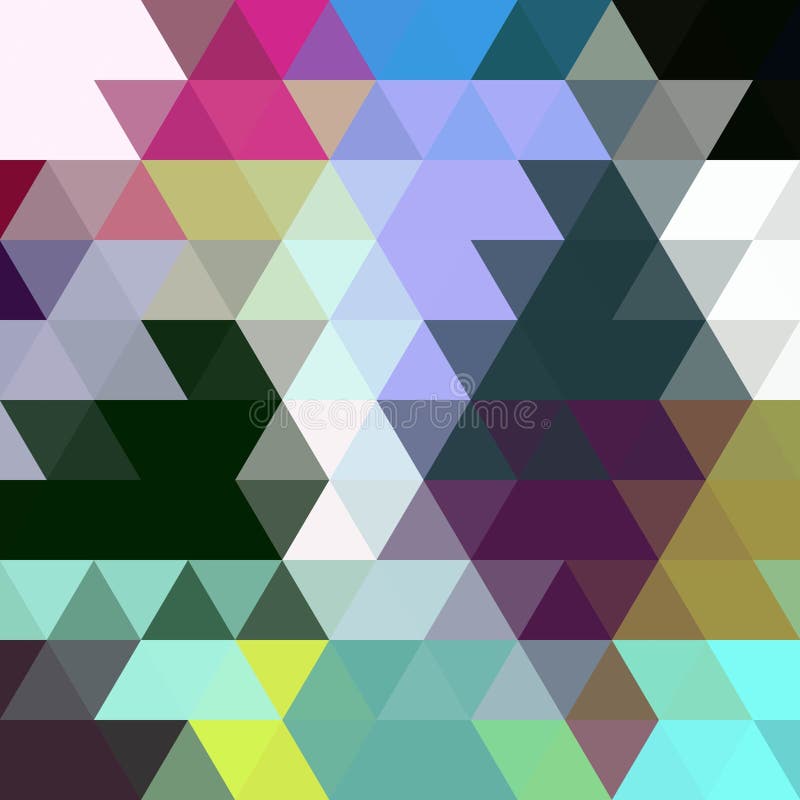 Vector of Colorful, Modern, Abstract, Triangular Background. Eps 10 ...