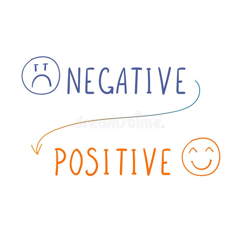 Negative words stock illustration. Illustration of blank - 17769550