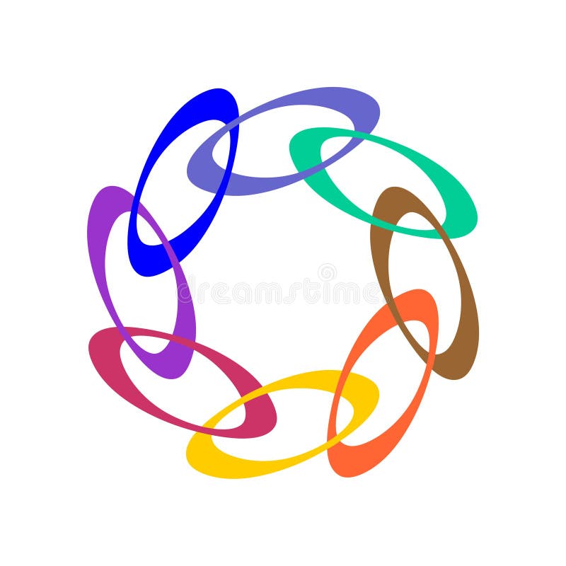 Overlapping Chain Stock Illustrations – 954 Overlapping Chain Stock ...