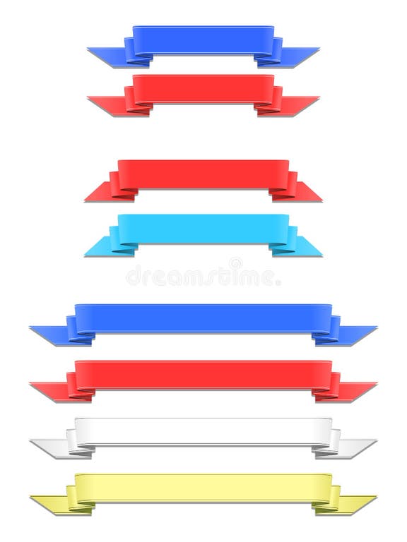 Vector colorful ribbons stock vector. Illustration of color - 60775794