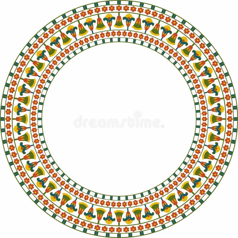 Ancient Border Egypt Pattern Stock Illustrations – 463 Ancient Border ...