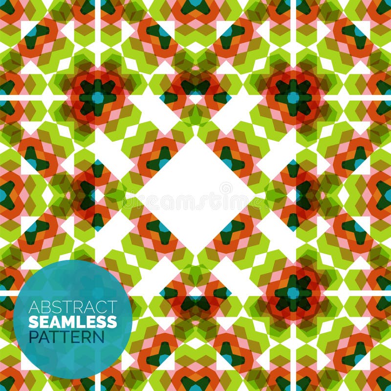 Vector Colorful Seamless Geometric Pattern. Modern Stock Vector ...