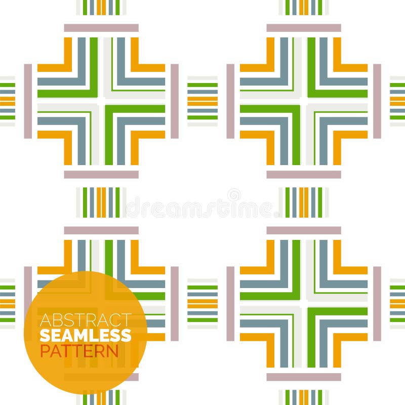 Vector Colorful Seamless Geometric Pattern. Modern Stock Vector ...