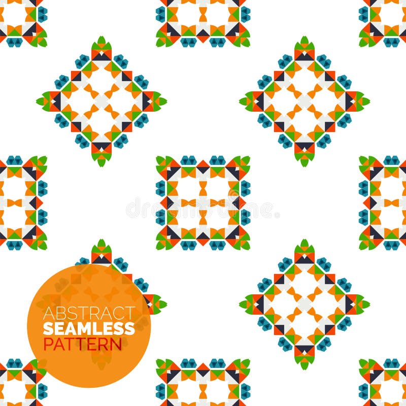 Vector Colorful Seamless Geometric Pattern. Modern Stock Vector ...