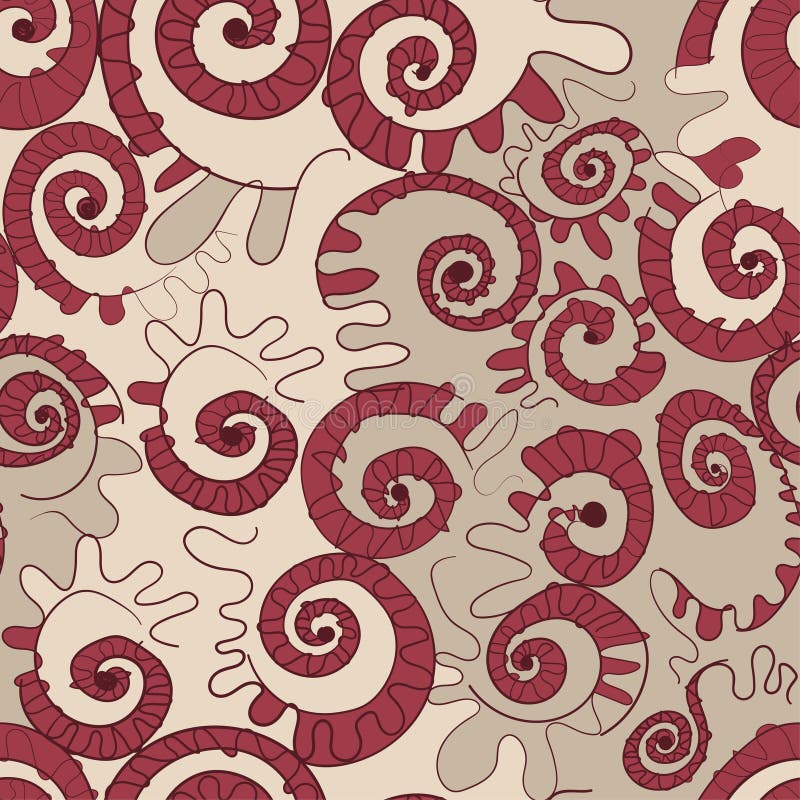 Vector Colorful Seamless Pattern with Twisted Elements Stock ...