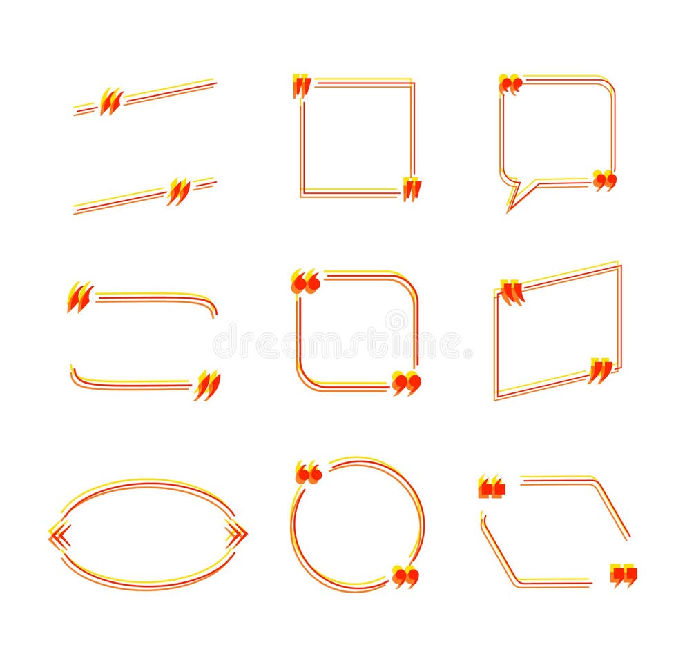 Citation Borders Stock Illustrations – 117 Citation Borders Stock ...