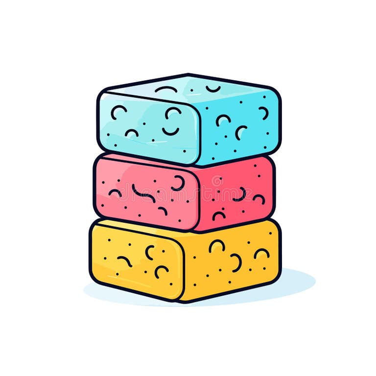 Vector of a Colorful Stack of Blocks Stock Vector - Illustration of ...