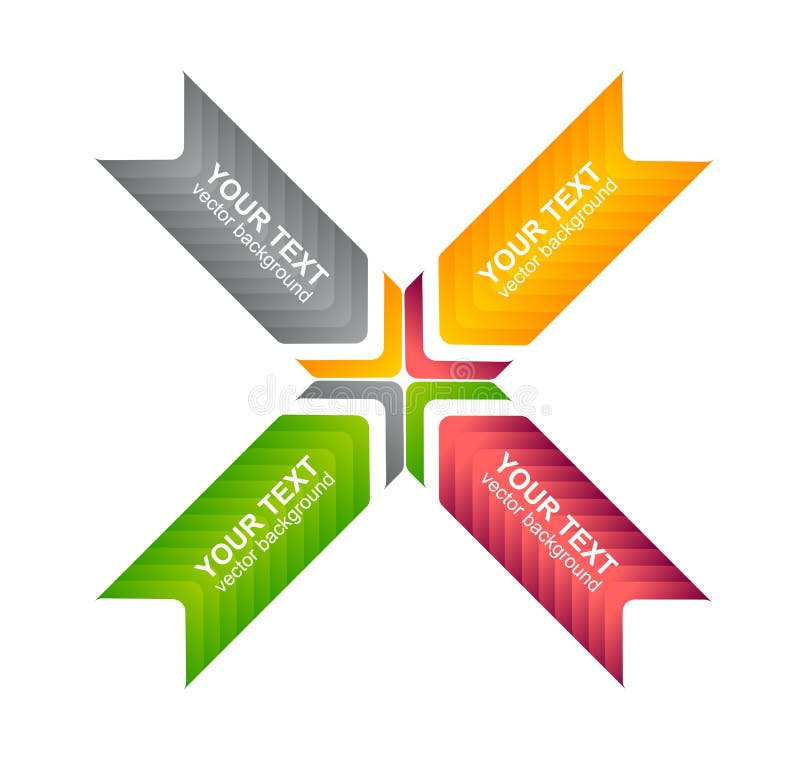 Vector Colorful Text Box 1,2,3 Concept Stock Vector - Illustration of ...