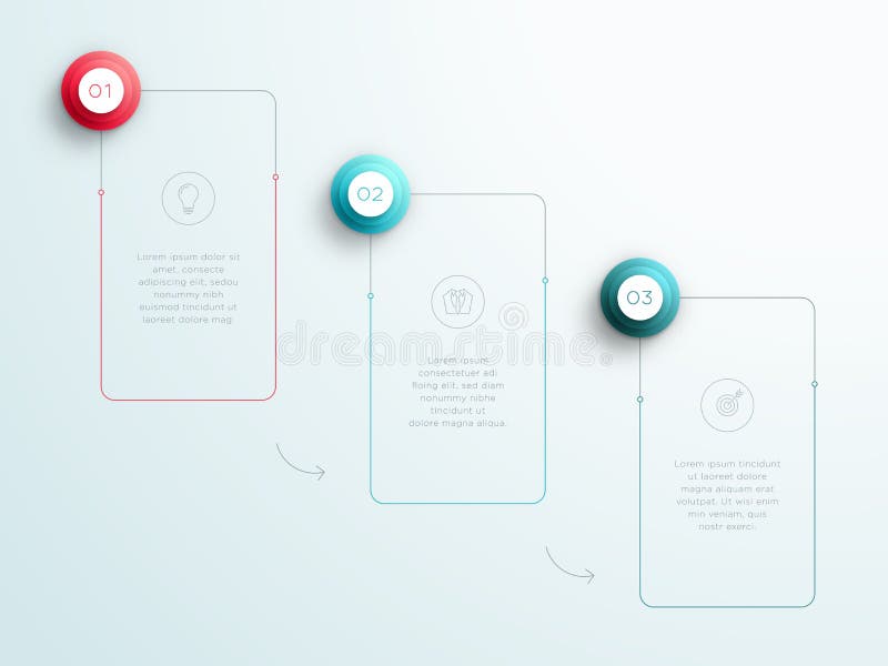 Infographic Numbers 1 To 10 in Overlapping Circles Stock Vector ...