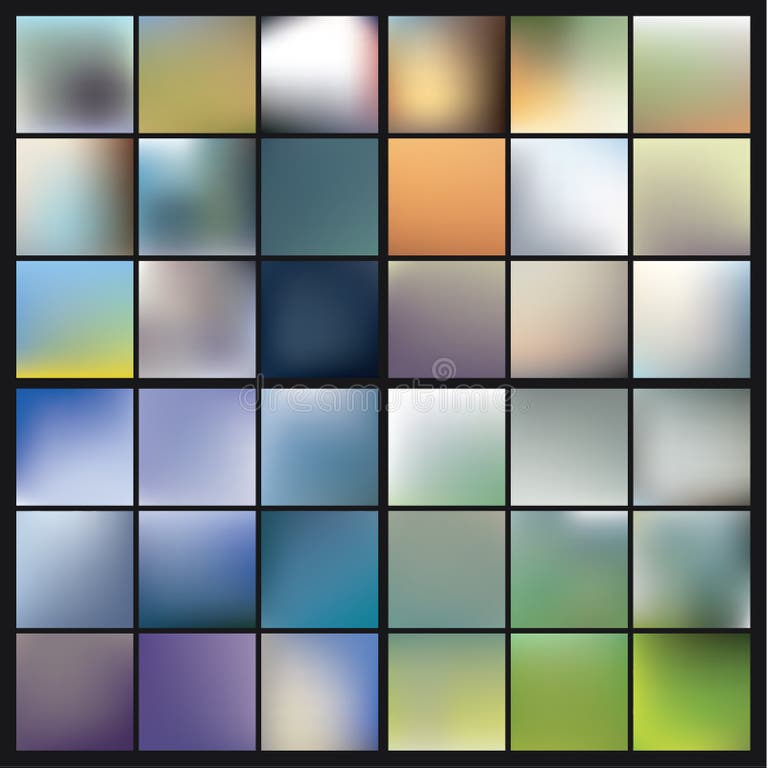 Vector Colorfully Blurred Backgrounds. Stock Vector - Illustration of ...