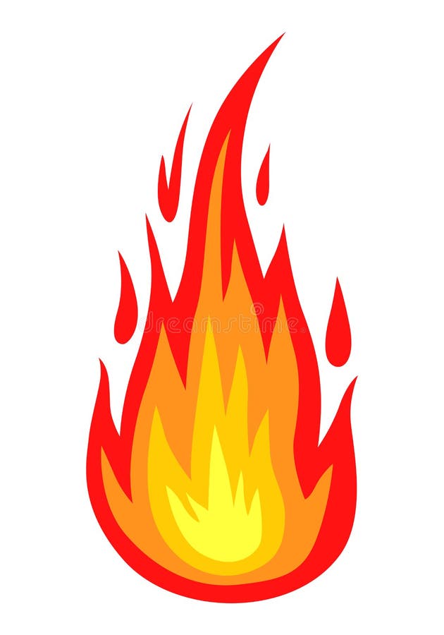 Vector colors fire icon stock vector. Illustration of flare - 173924094